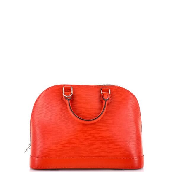 Louis Vuitton | Bags | Louis Vuitton Alma Handbag Epi Leather Pm Orange ...